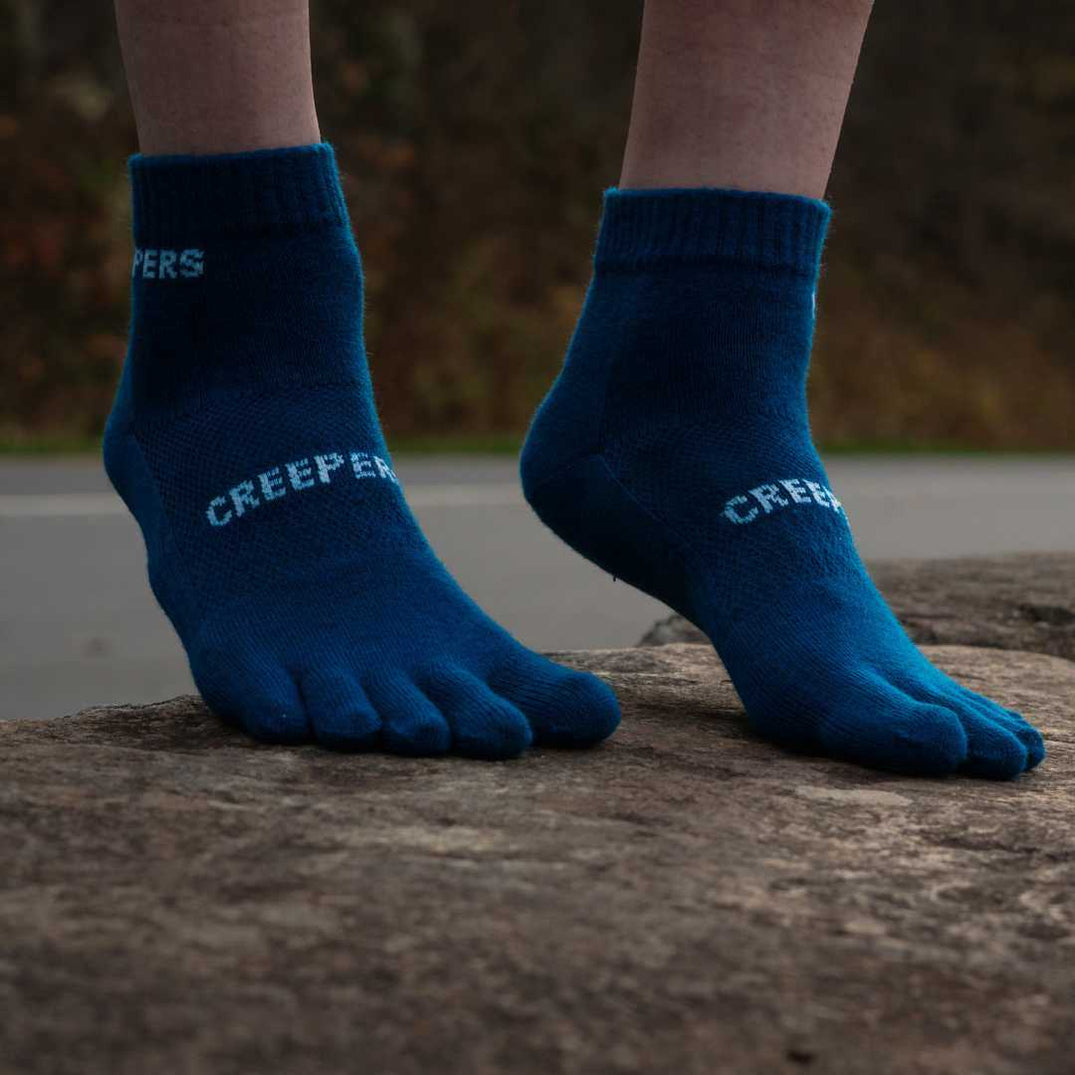 Highline Blue | Creepers Merino Toe socks | Creepers Socks